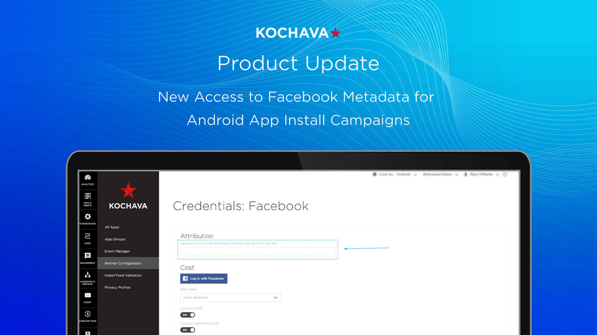 Access to Facebook Metadata for Android App Install Campaigns